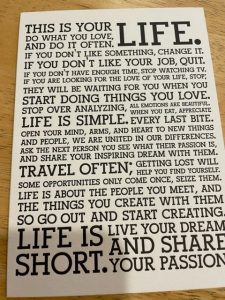 This Is Your Life. Do What You Love.