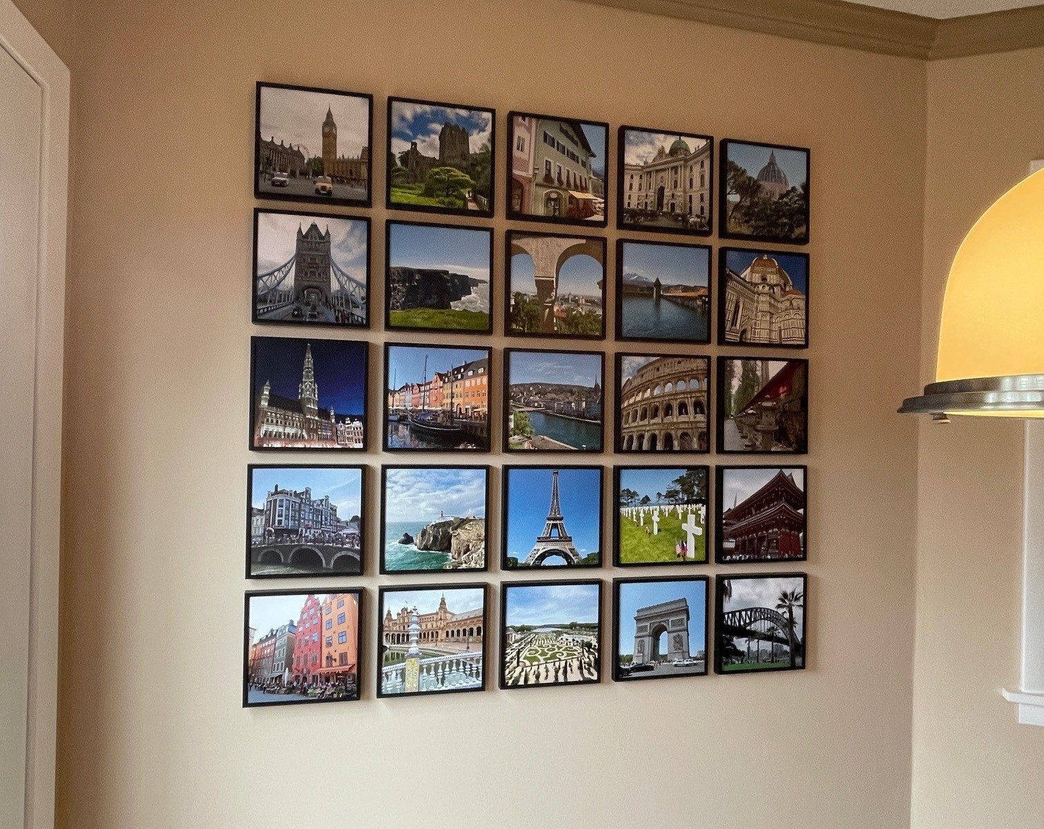 How to Create a Stunning Travel Photo Wall at Home